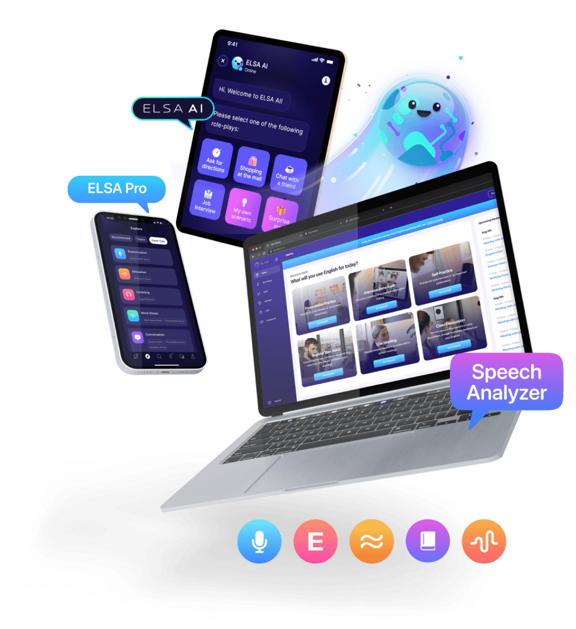 ELSA PREMIUM - 全面練習英語