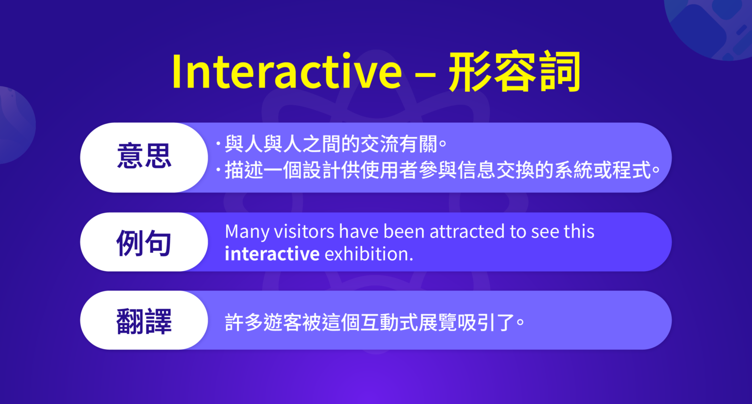Interact — 互動 英文以及溝通時如何使用！
