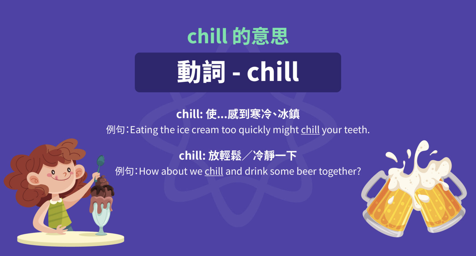 chill - 網絡用語: 意思、發音、用法和常用詞組